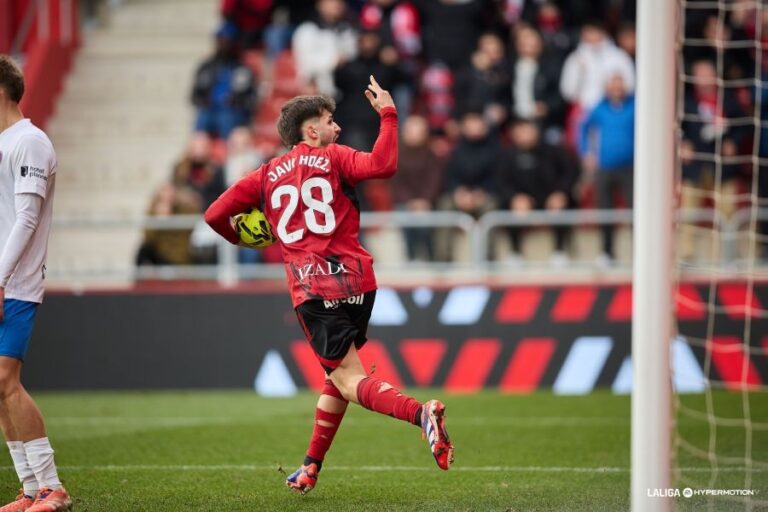 Javi Hernández, el arma del CD Mirandés